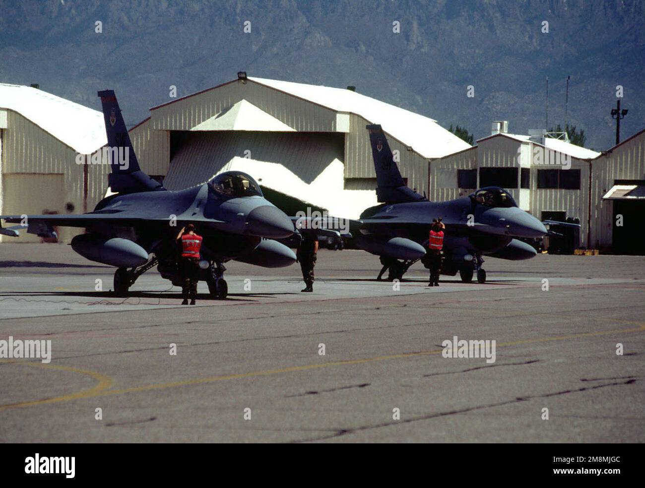 Crew chiefs from the 77th Fighter Squadron, Shaw Air Force Base, South ...