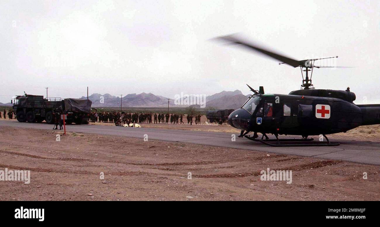 A German UH-1 rescue helicopter, from the German Air Force Rescue ...