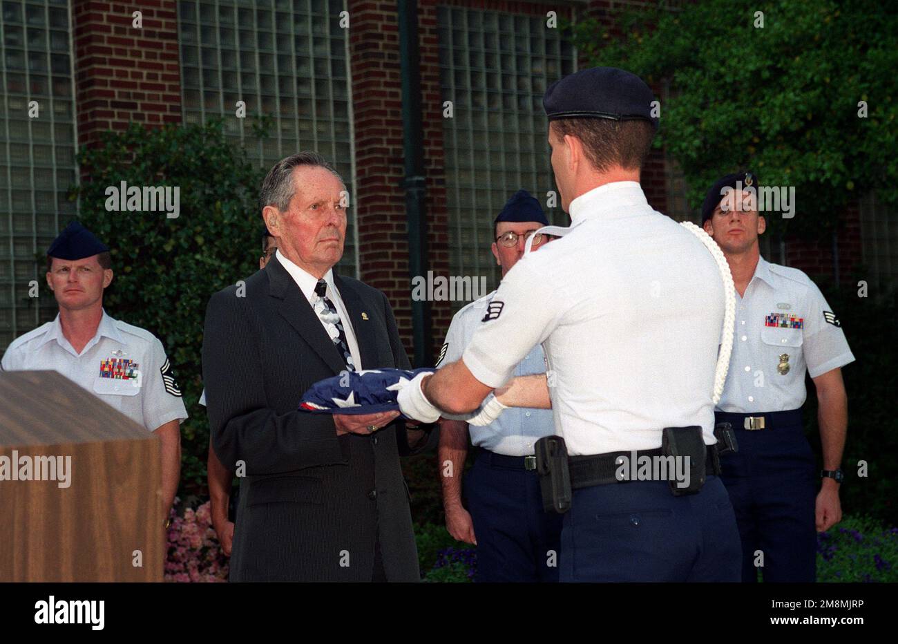 CMSGT (Retired) and honored guest Donald Harlow, the second CMSGT of ...
