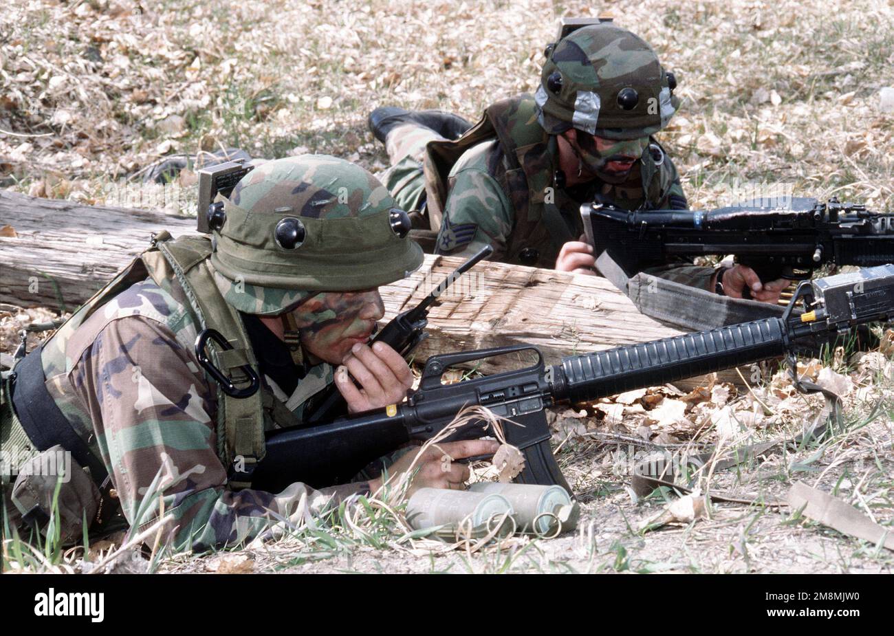 Engaged in a Launch Facility recapture exercise, 2nd Lieutenant Brad ...