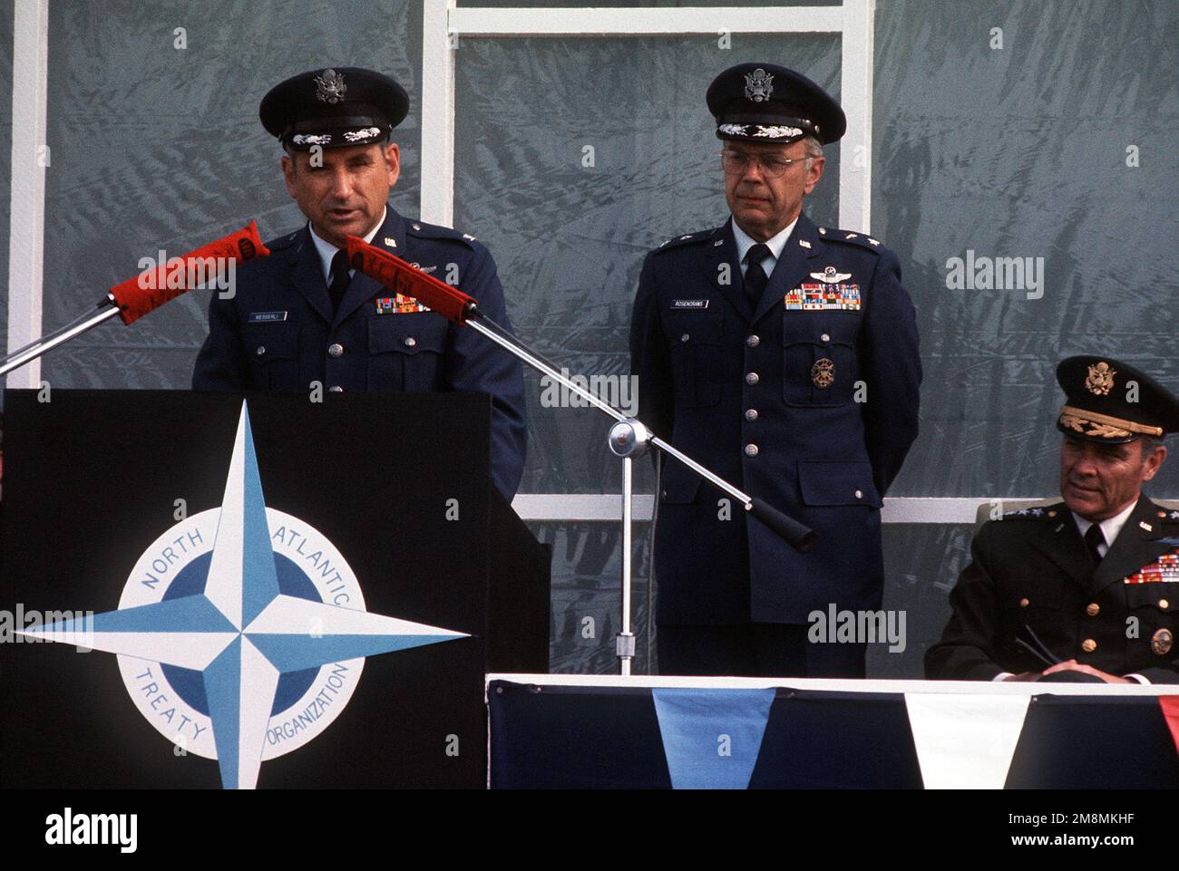 COL Robert Messerli, commander of the 48th Tactical Fighter Wing ...