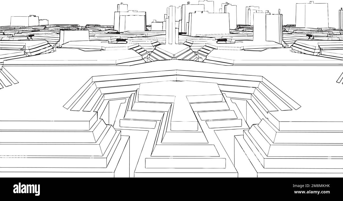 Abstract Urban City Vector Stock Vector Image & Art - Alamy