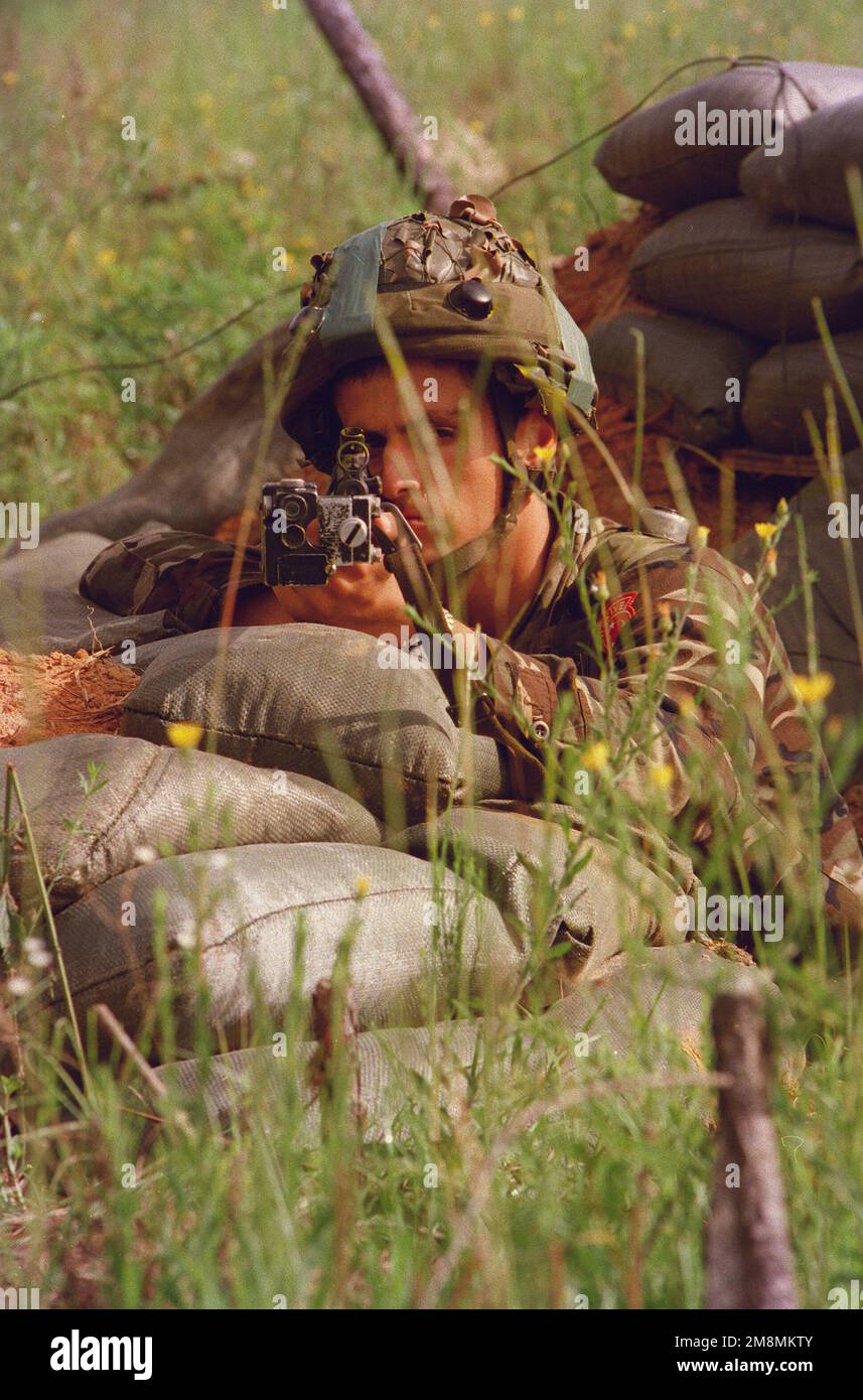 Soldier prone position hi-res stock photography and images - Alamy