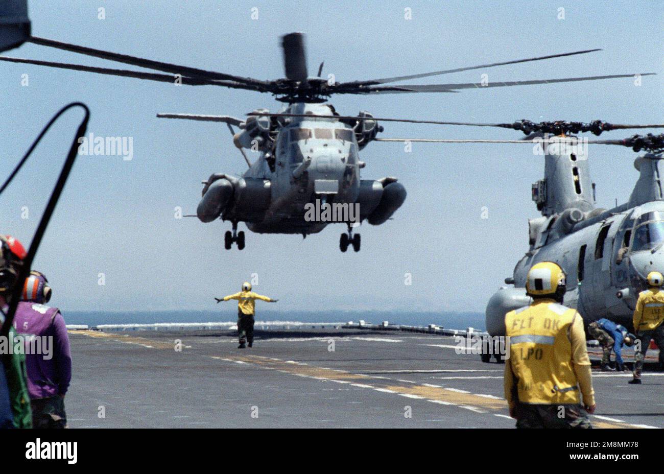 A CH-53 from Marine Medium Helicopter Squadron 164 (Reinforcements)(HMM ...