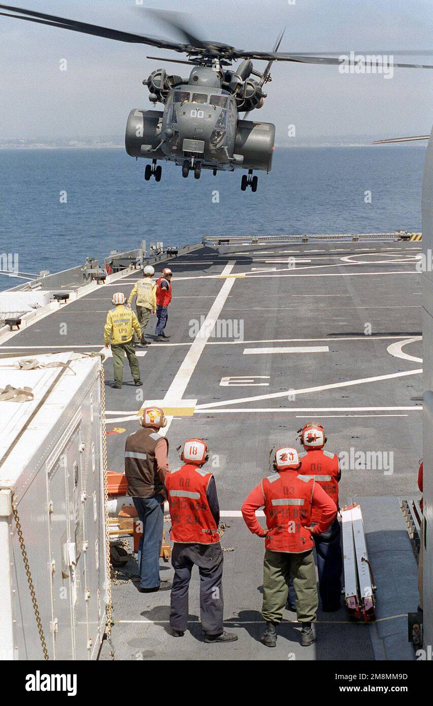 970620-N-3149V-010. Base: Uss Denver (LPD 9) Scene Major Command Shown ...