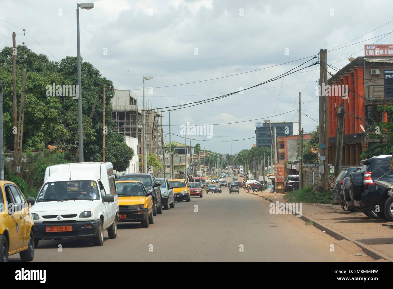view from Yaounde, Cameroon Stock Photo - Alamy