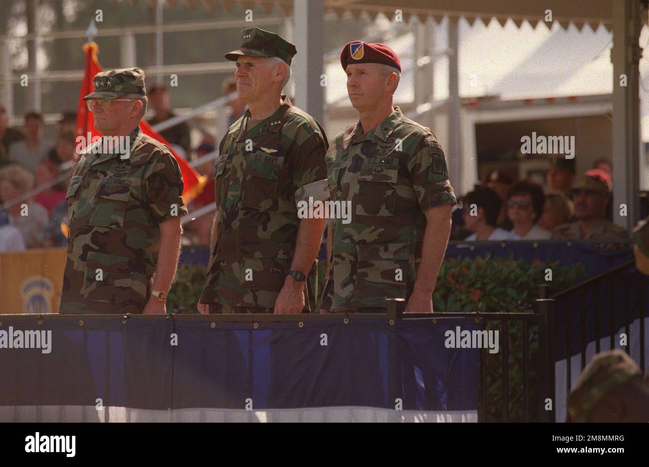From left to right: General John Shalikashvili, Chairman of the Joint ...