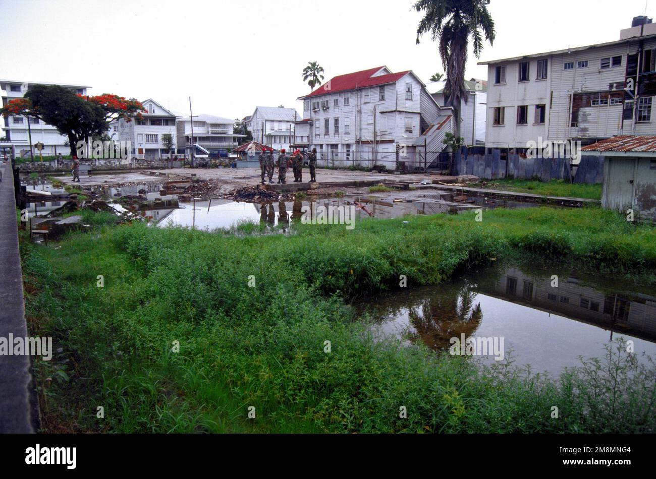 An overall view of the St. Mary's Project site in downtown Georgetown ...