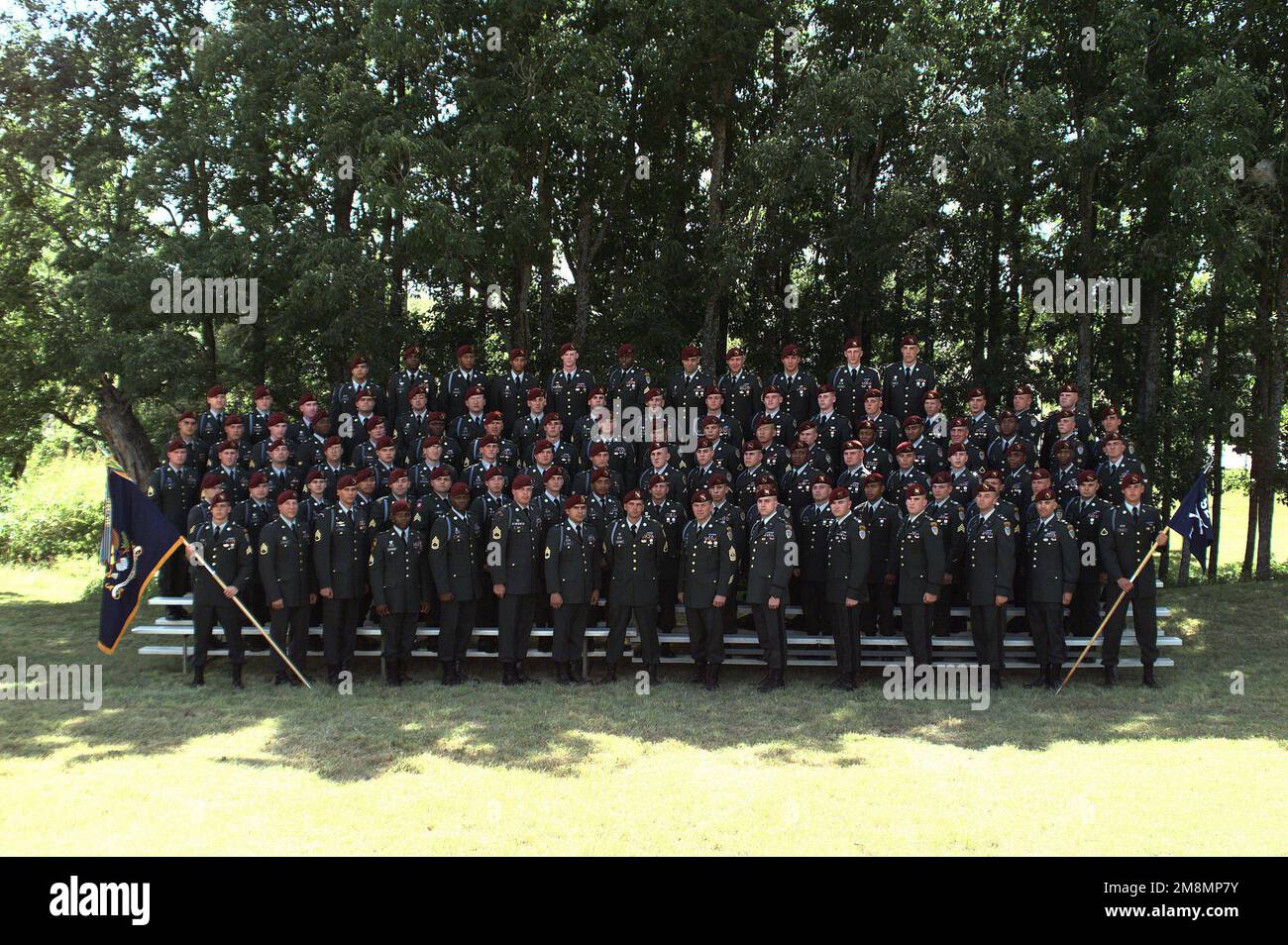 Group photo of Long Range Surveillance Company, 163rd Military ...