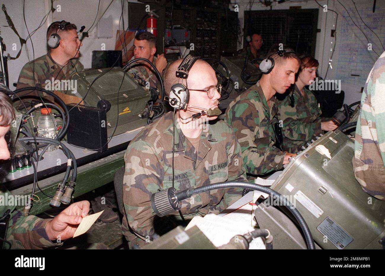 960514-M-7232C-010 Communicators from 8th Communications Battalion, 2d ...