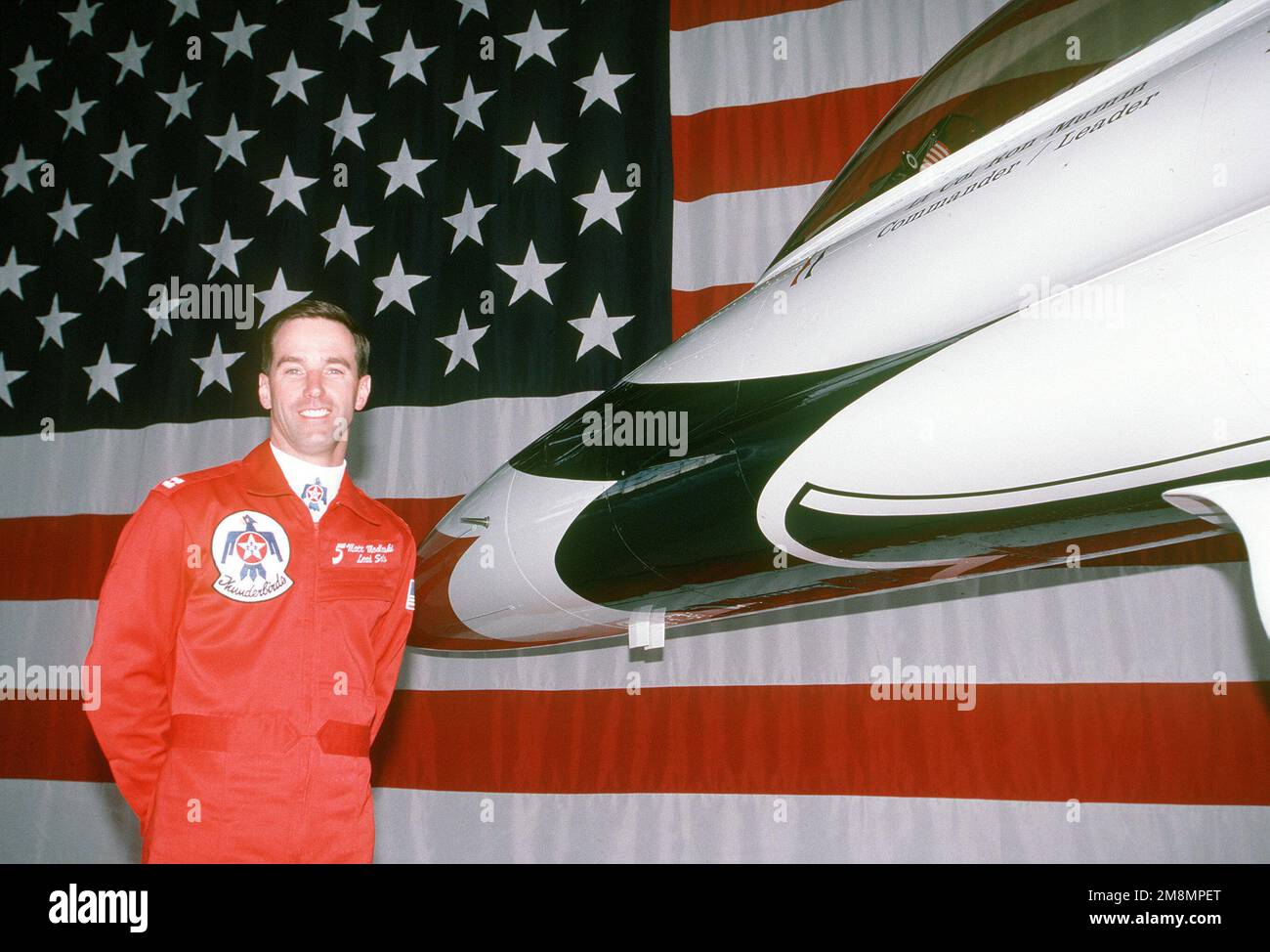 CAPT. Matt Modleski, the U.S. Air Force Thunderbirds lead solo pilot ...