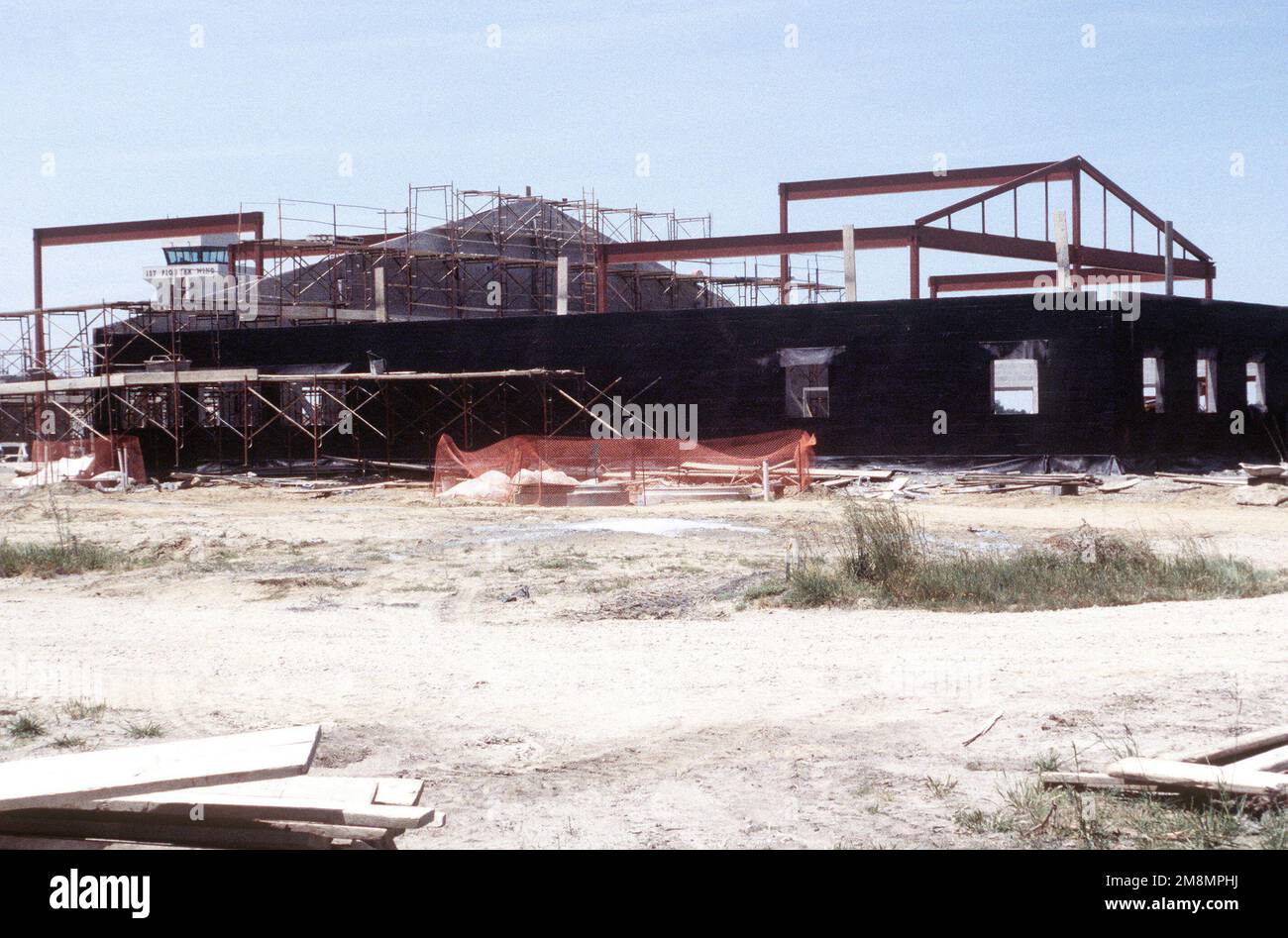 Construction progress of a new fire station being constructed at this ...
