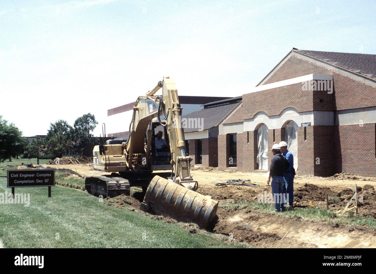 Construction progress of the new Civil Engineering building being ...