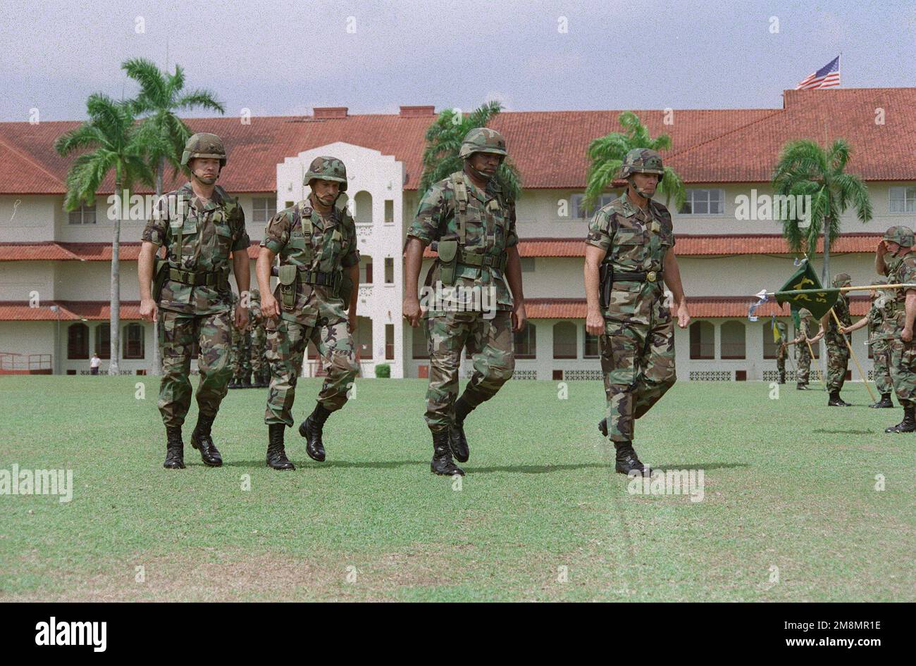 COL. John E. Davies (far left), Commander, Military Police Company, LT ...