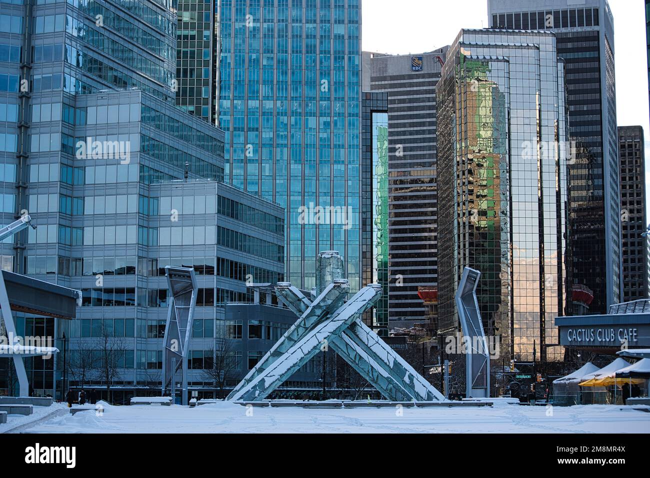Vancouver in the snow Stock Photo - Alamy