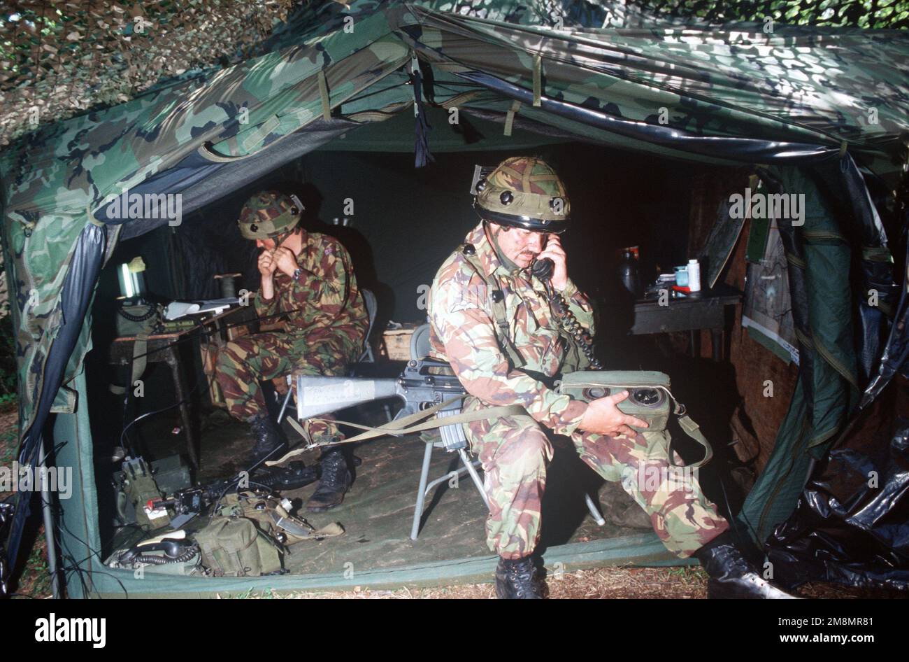 British Flight Sergeants Bob Cunningham and Mark Jones, SENIOR Air ...