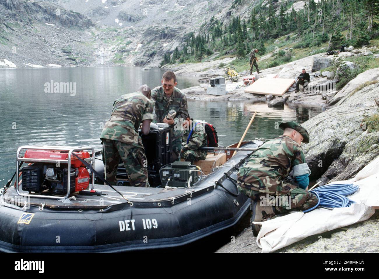 With Gold Dust Peak in the background, Naval Explosive Ordnance ...
