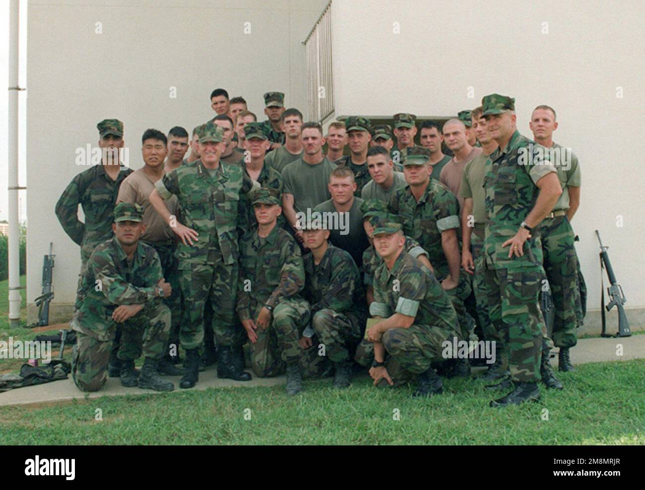 General Charles C. Krulak, Commandant of the Marine Corps, and SGT. MAJ ...
