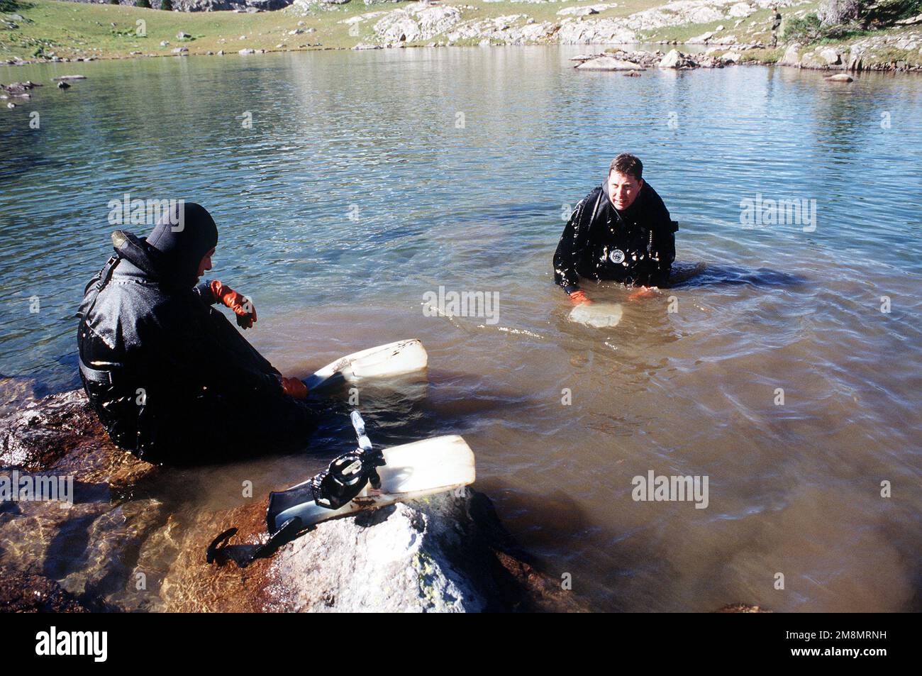 Naval Explosive Ordnance Disposal technicians Signalman First Class ...