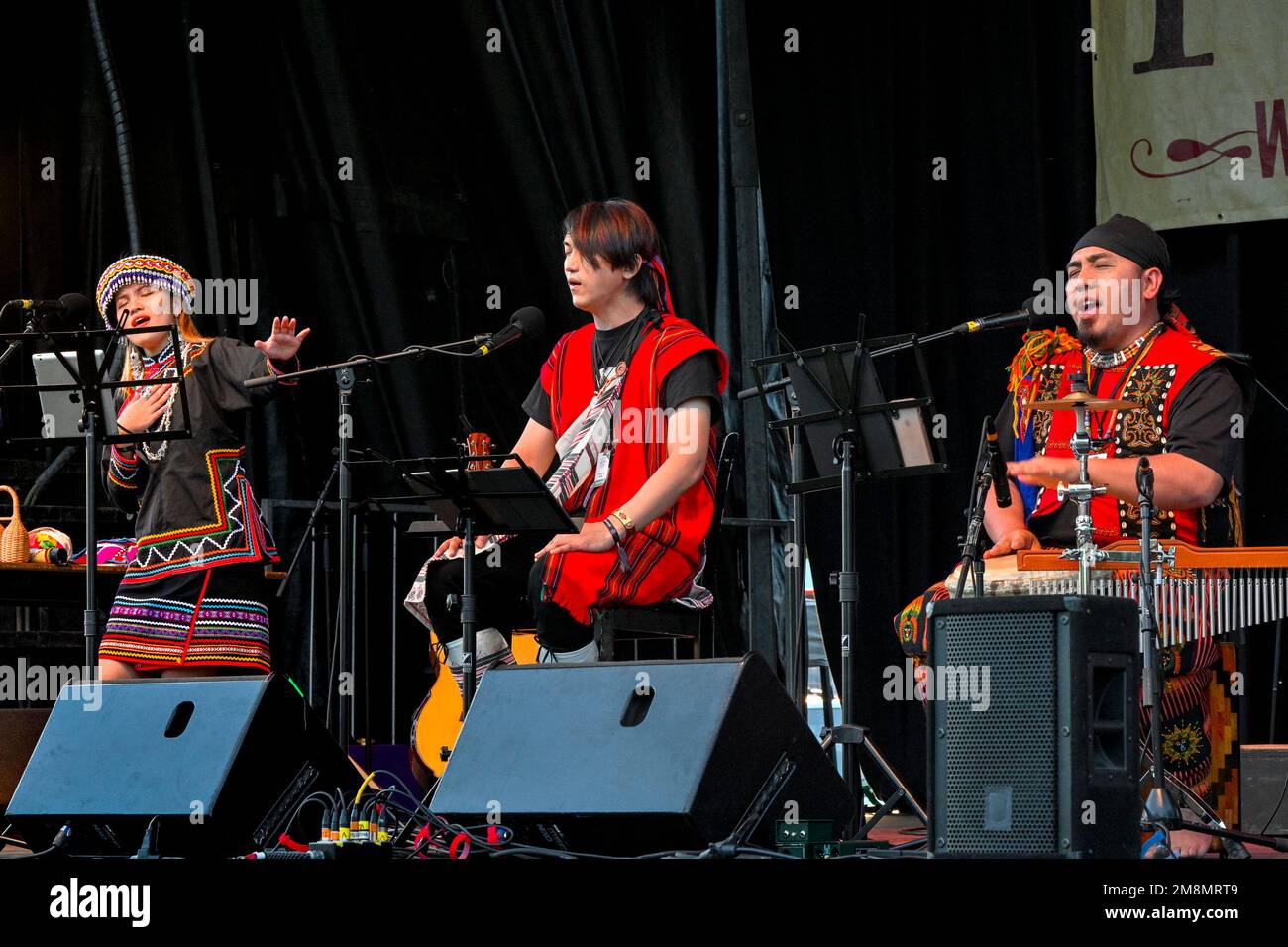 Taiwanese Indigenous musicians Kanatal, Mission Folk Music Festival ...