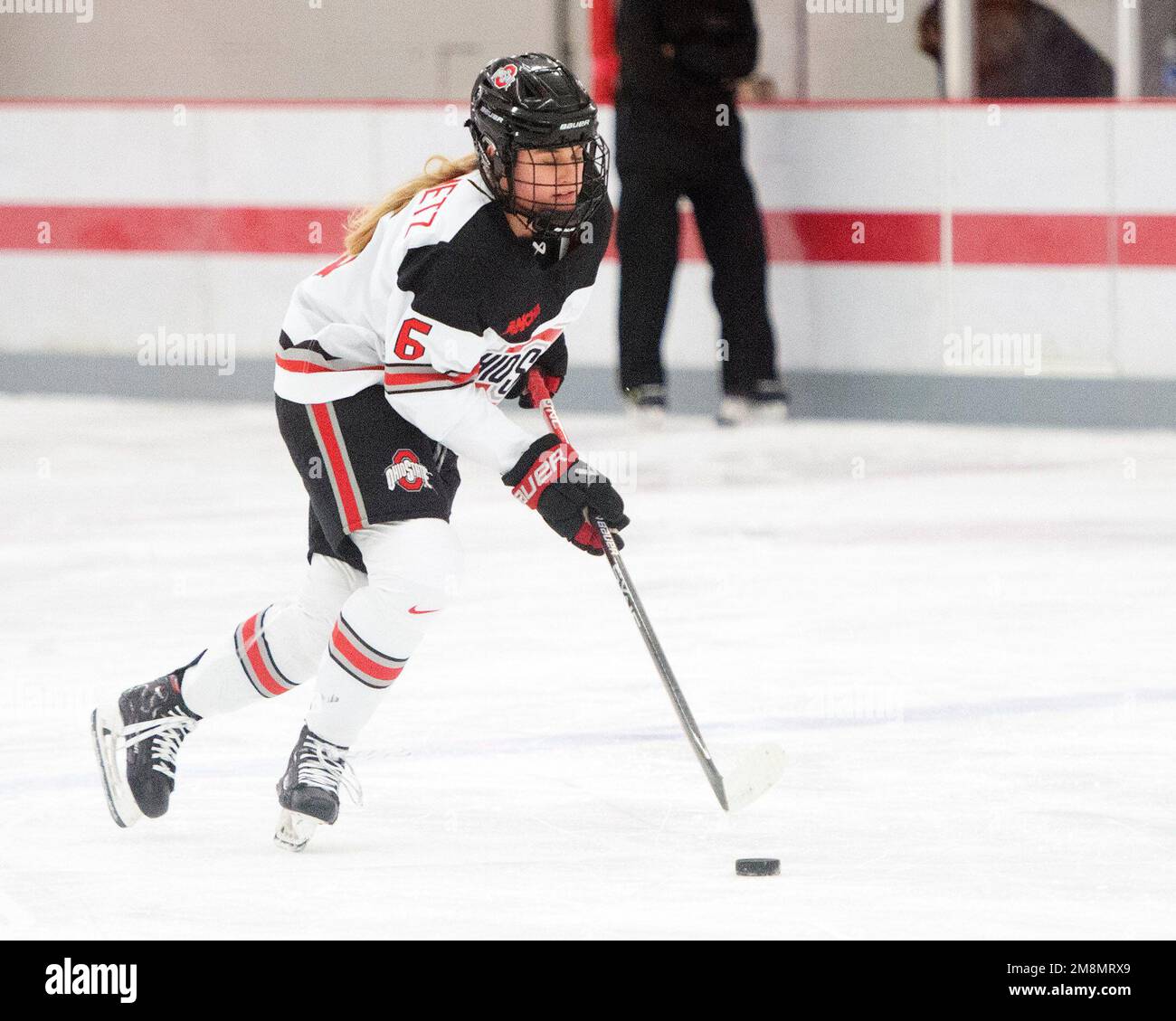 Columbus, Ohio, USA. 14th Jan, 2022. Ohio State Buckeyes defenseman ...
