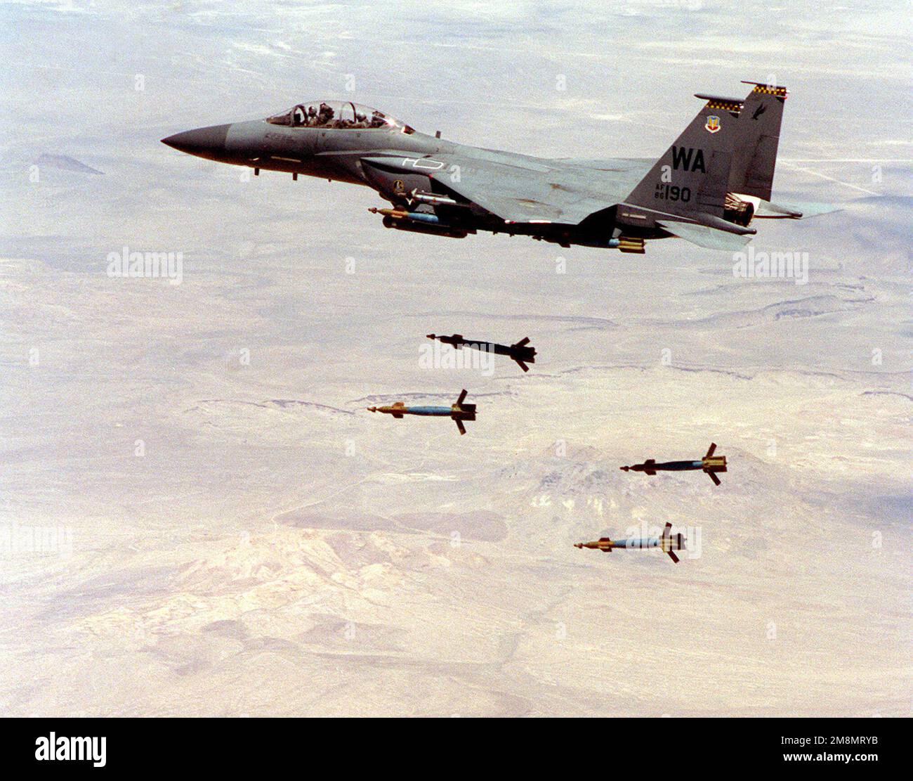 F-15E model fighter from the U.S. Air Force Fighter Weapons School ...