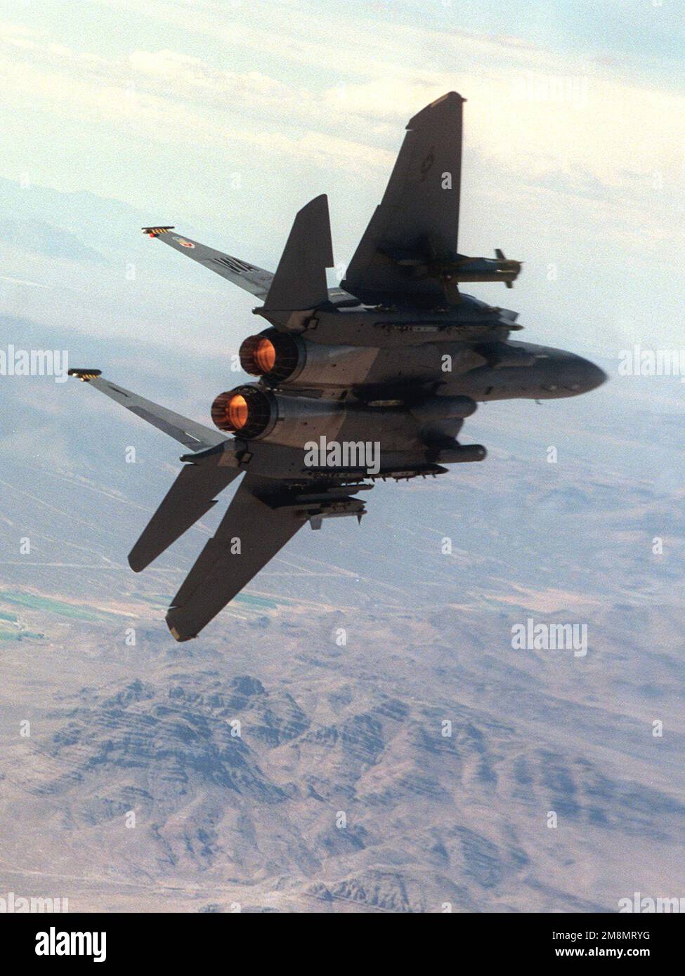 F-15C and F-15E model fighters from the U.S. Air Force Fighter Weapons ...