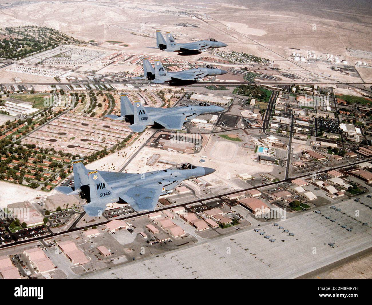 F-15C and F-15E model fighters from the U.S. Air Force Fighter Weapons ...