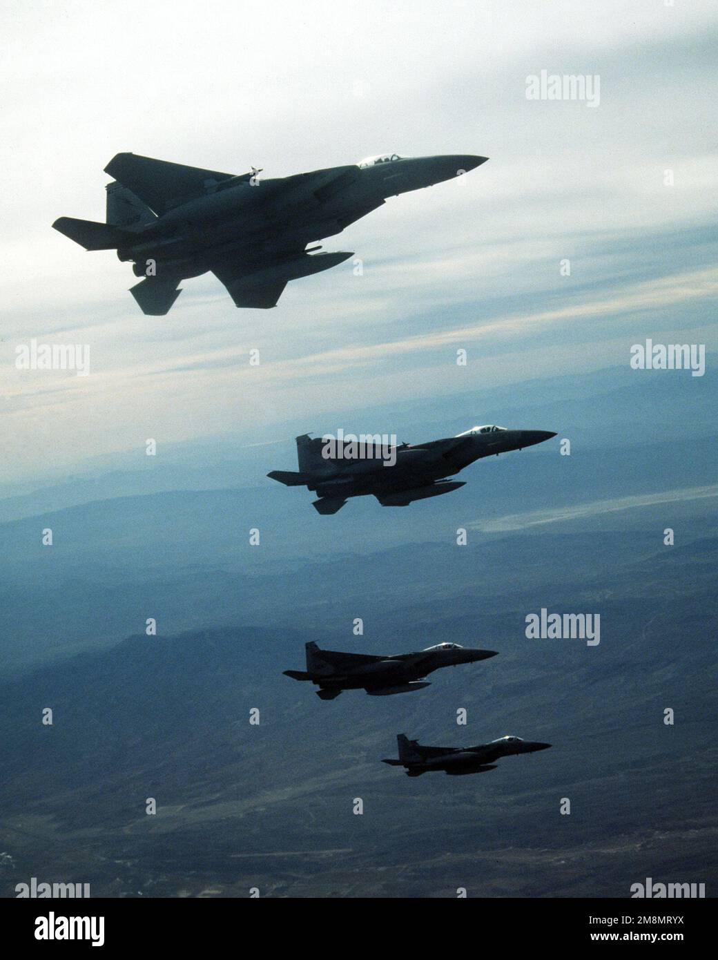 F-15C and F-15E model fighters from the U.S. Air Force Fighter Weapons ...