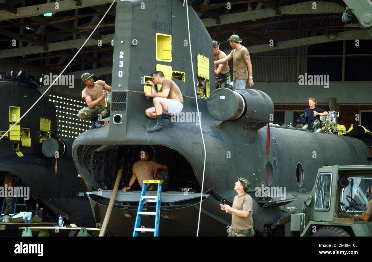 Members of the 1108th Aviation Repair Activity Depot, from Gulf Port ...