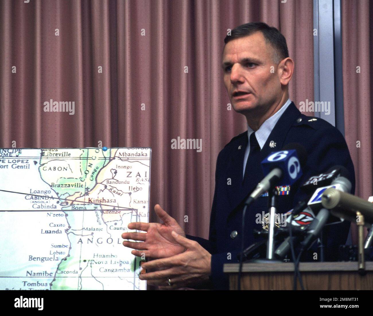 US Air Force Brigadier General Craig Rasmussen, Commander of the 305TH ...