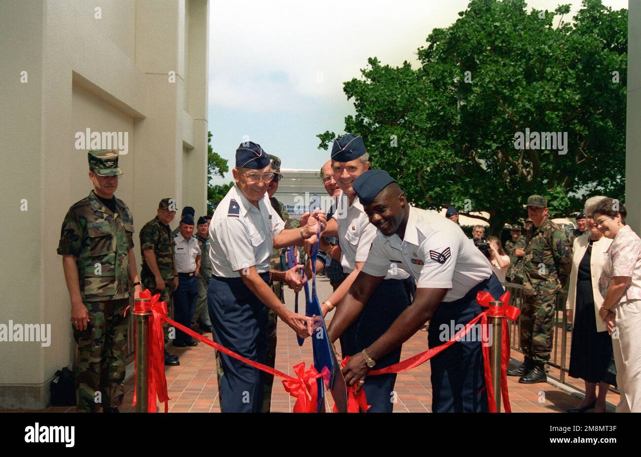 US Air Force Brigadier General Robinson Risner and US Air Force ...