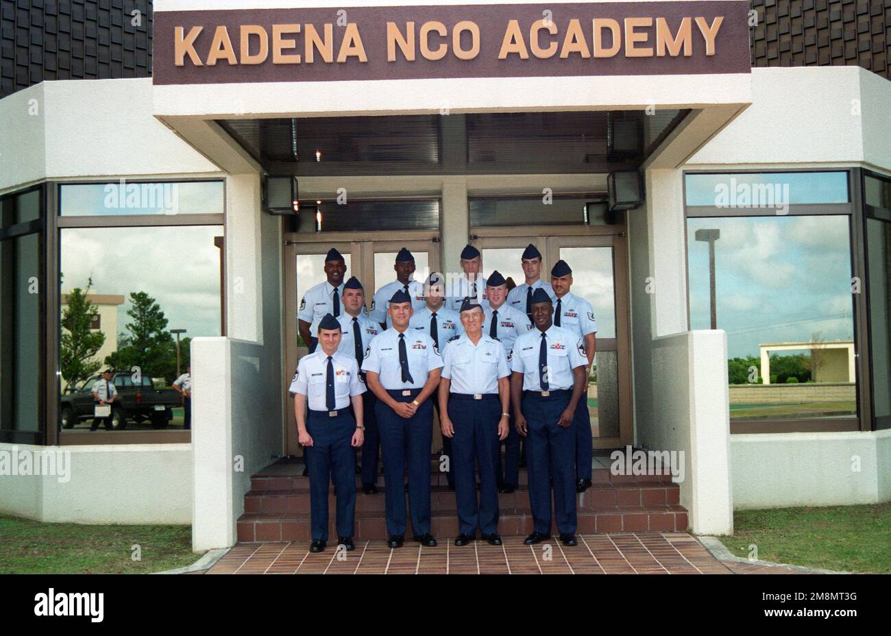 After giving a speech to the students, US Air Force Brigadier General ...