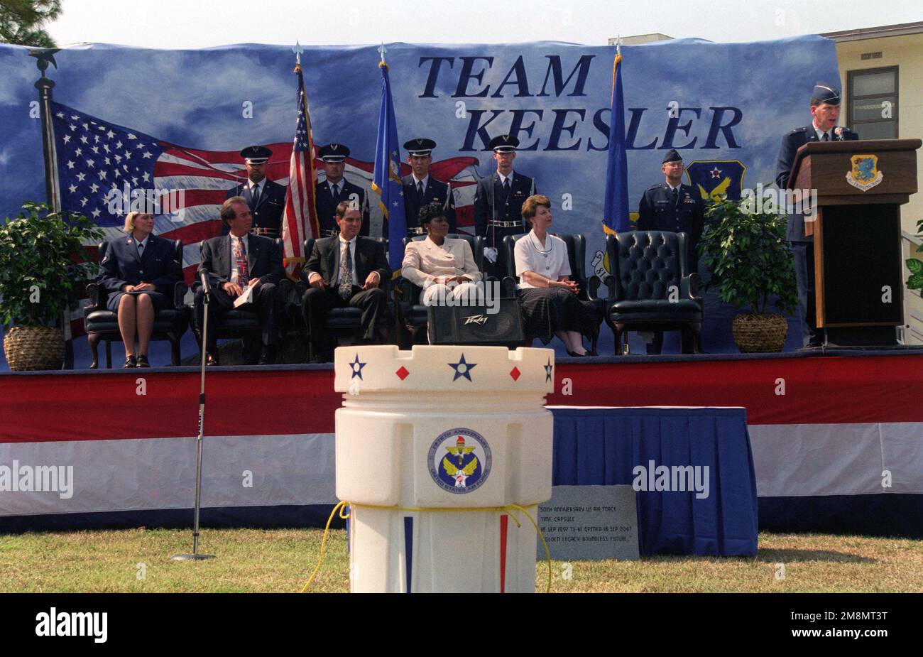 Team Keesler led by US Air Force Brigadier General John M. Speigel ...