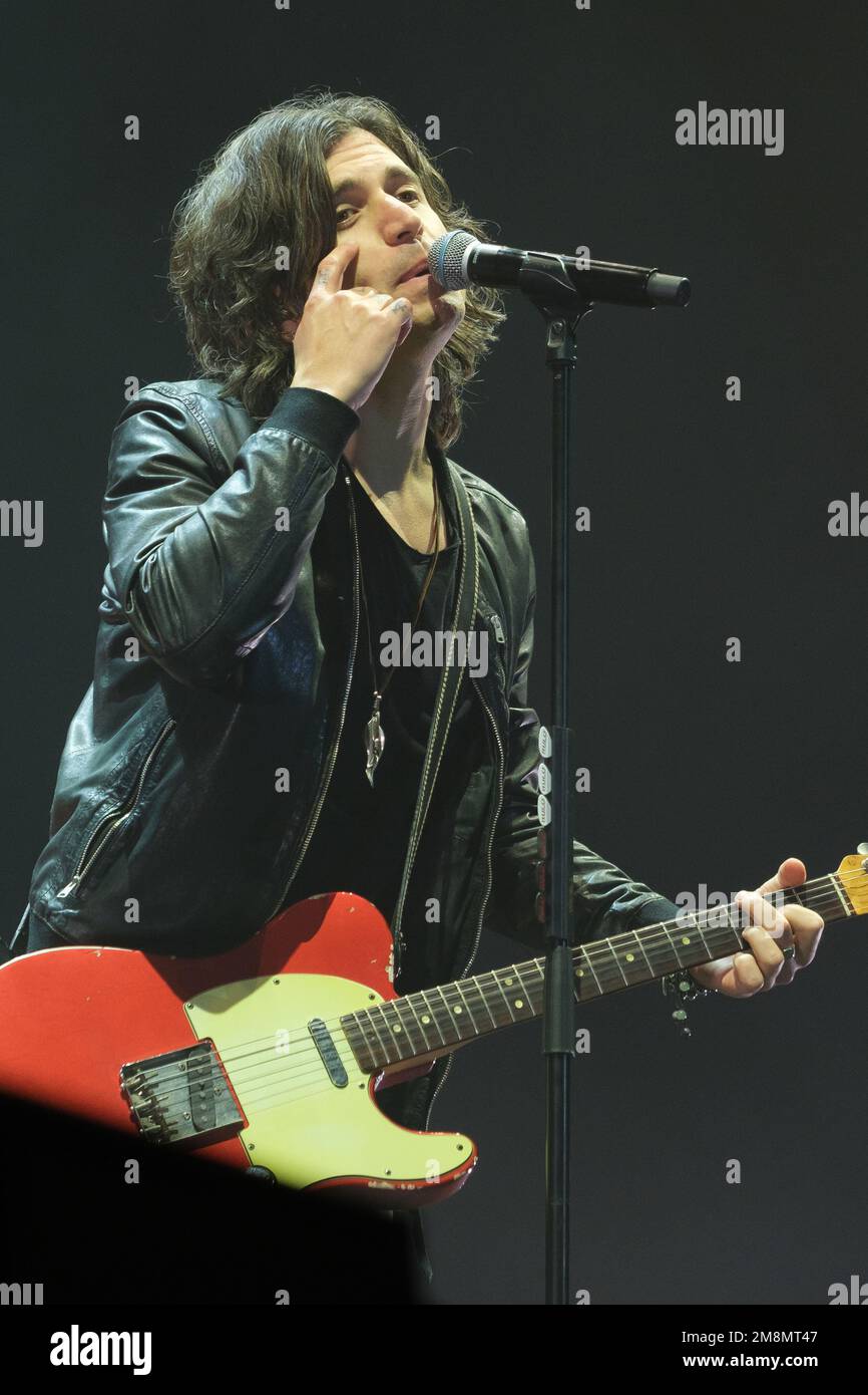 Madrid, Spain. 14th Jan, 2023. Singer Raul Gutierrez, better known as ...