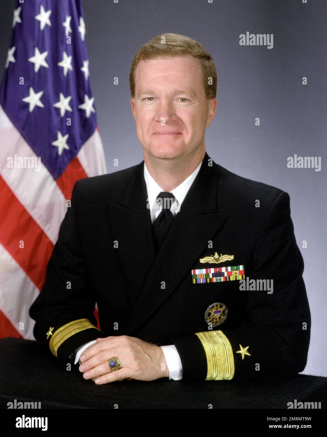 Rear Admiral (lower half) Kenneth D. Slaught, USN. Base: Washington ...