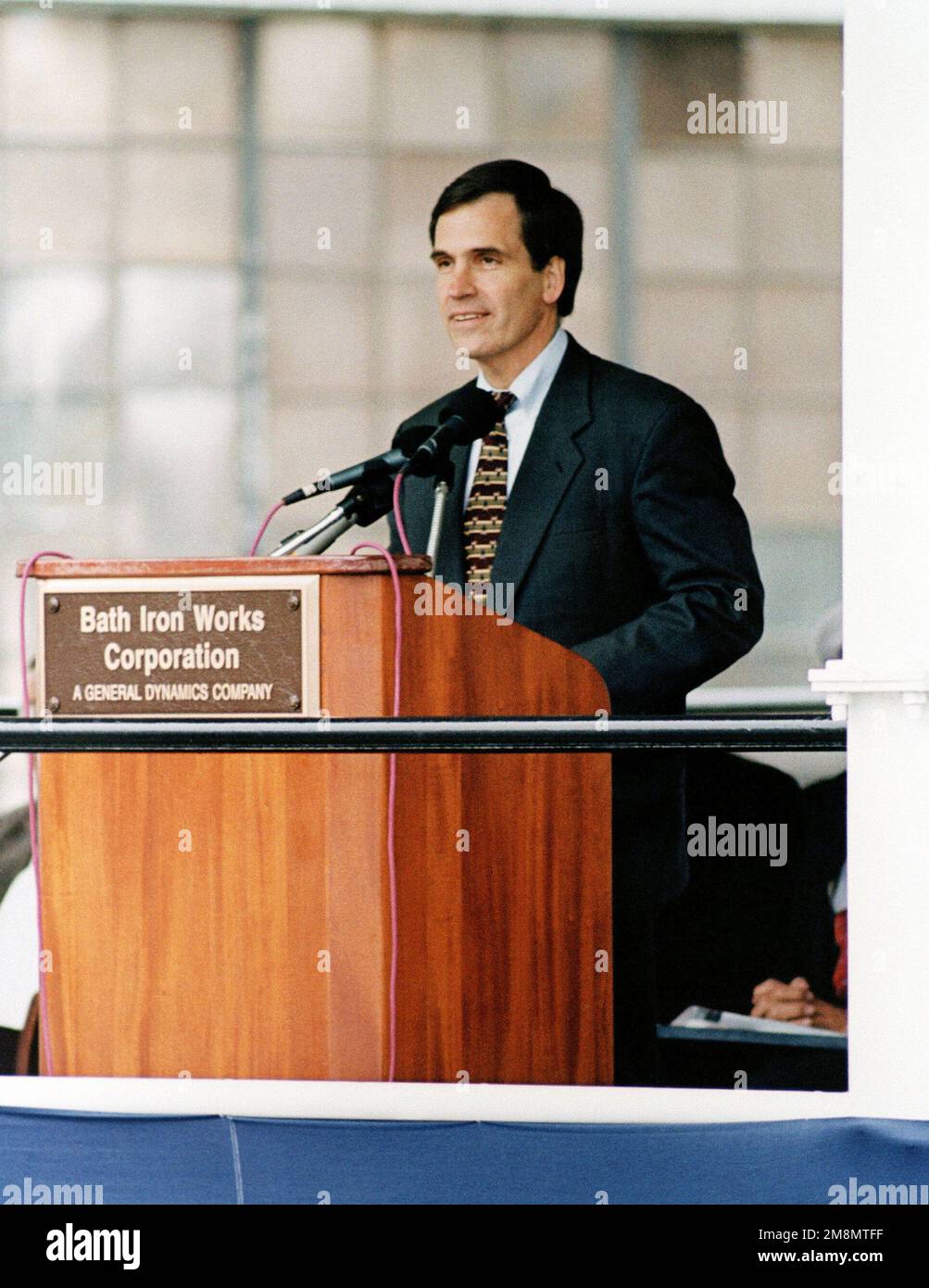 The Honorable Tom Allen, US Representative, Maine, speaks at the ...