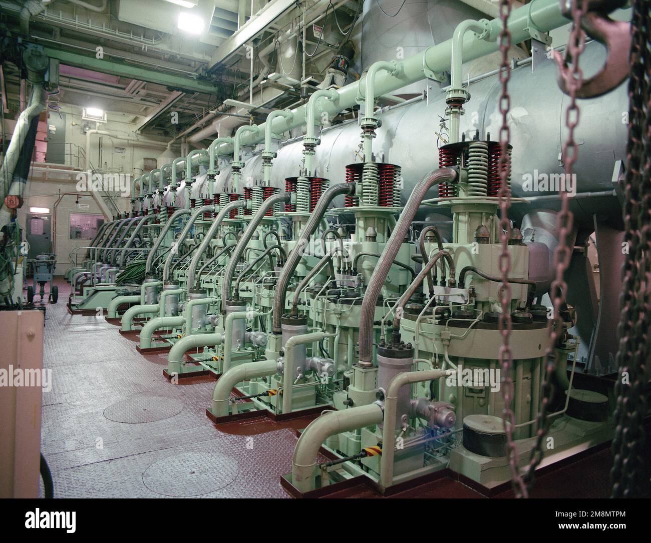 View of the completion of the conversion of the Military Sealift ...