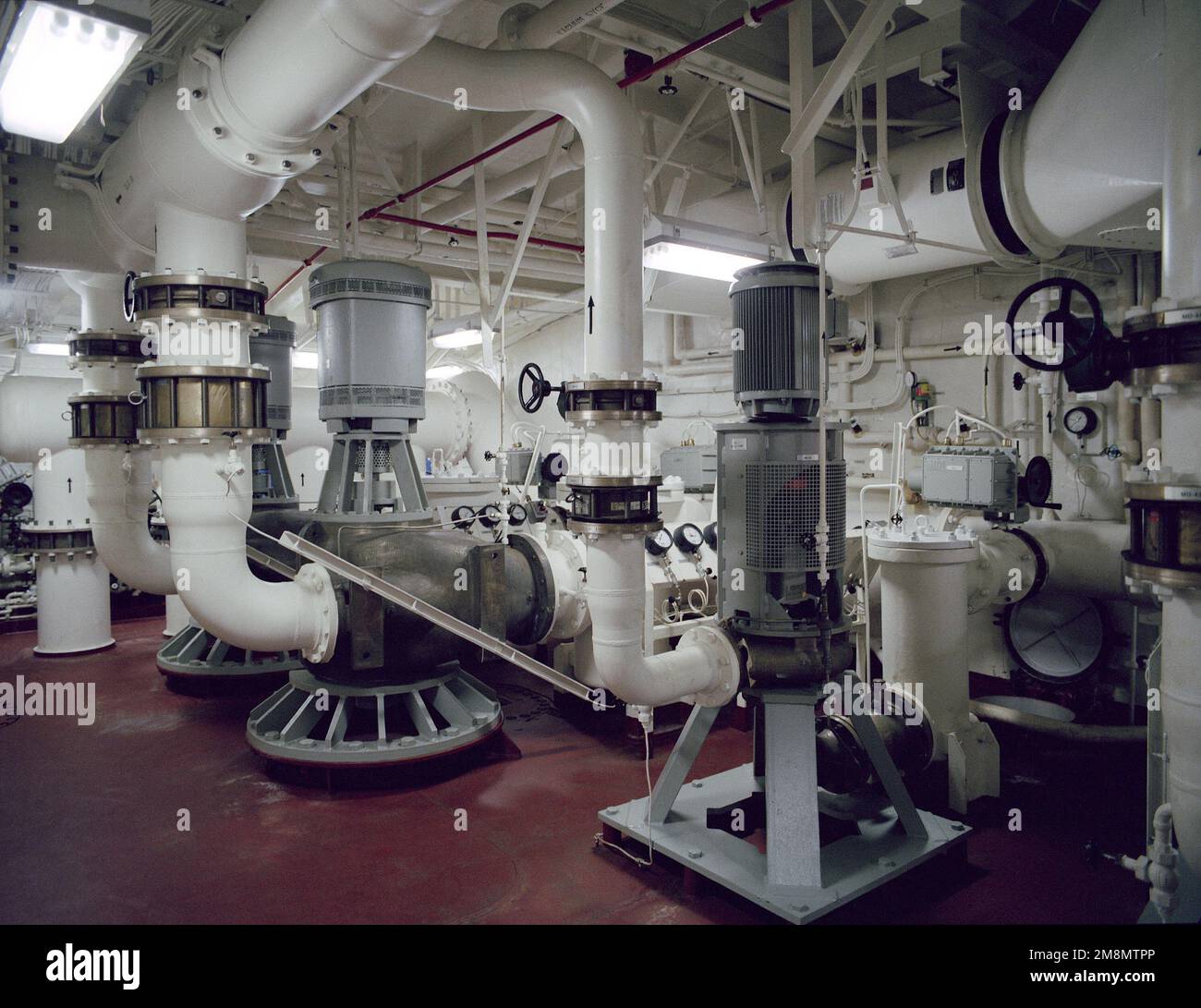 View of the completion of the conversion of the Military Sealift Command (MSC) strategic heavy ...