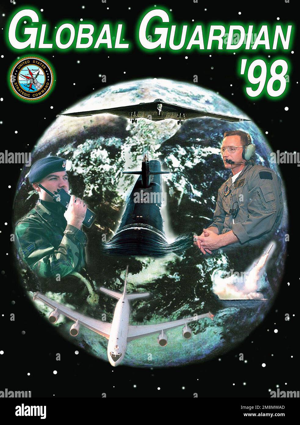 A poster depiciting various activities during the joint military ...