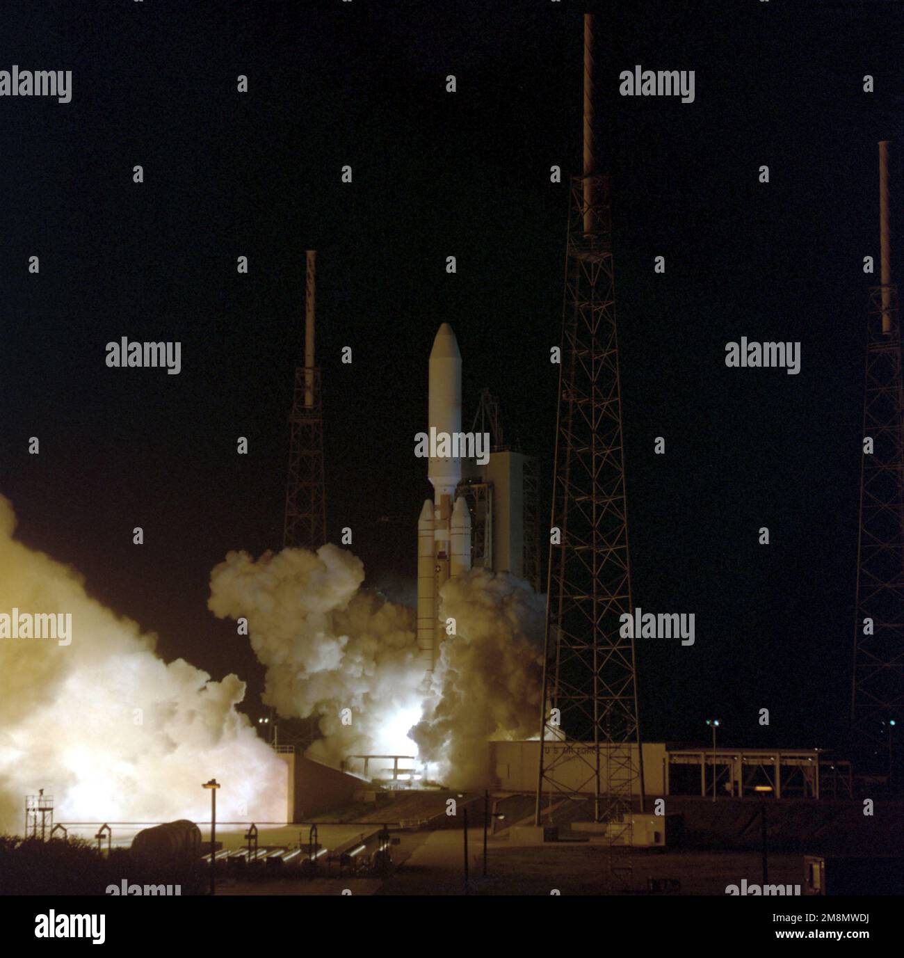 A Lockheed Martin Titan IV A-17 launch vehicle is successfully launched ...
