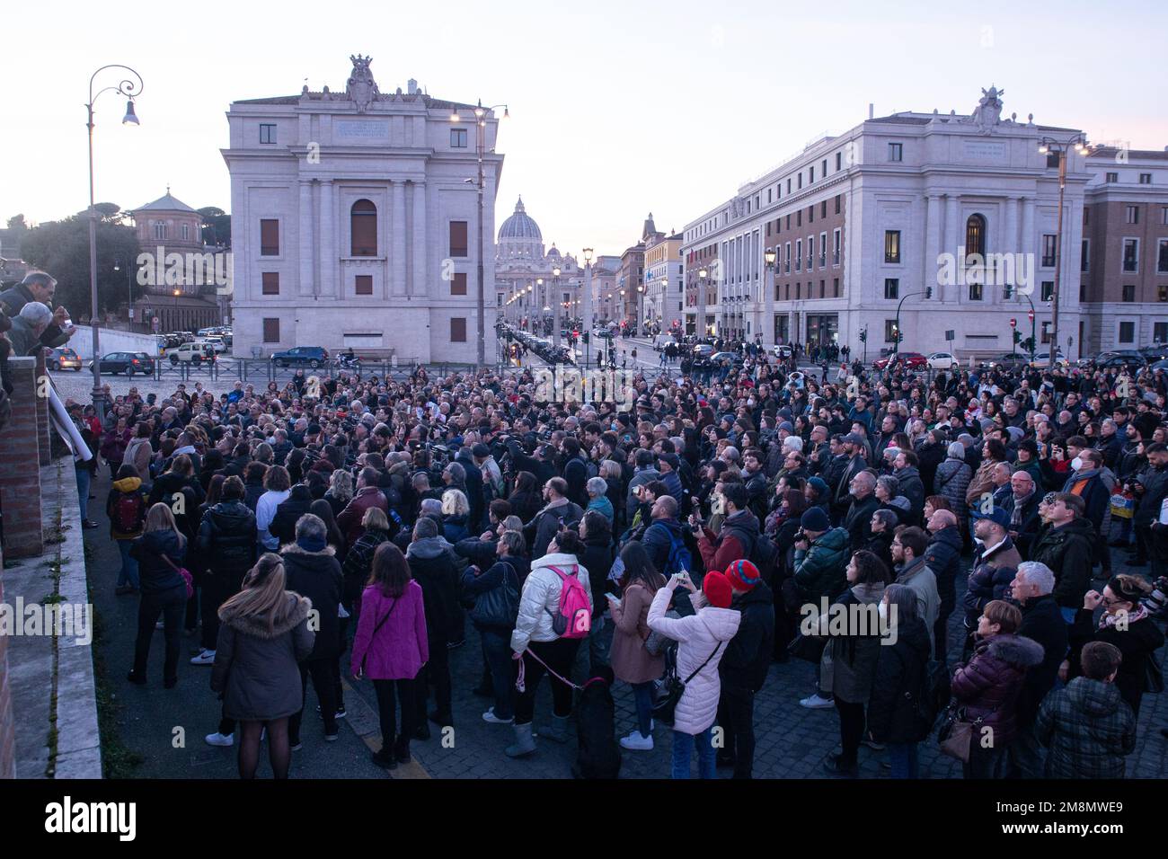 Rome, Italy. 14th Jan, 2023. Protest in Rome organized by Pietro ...