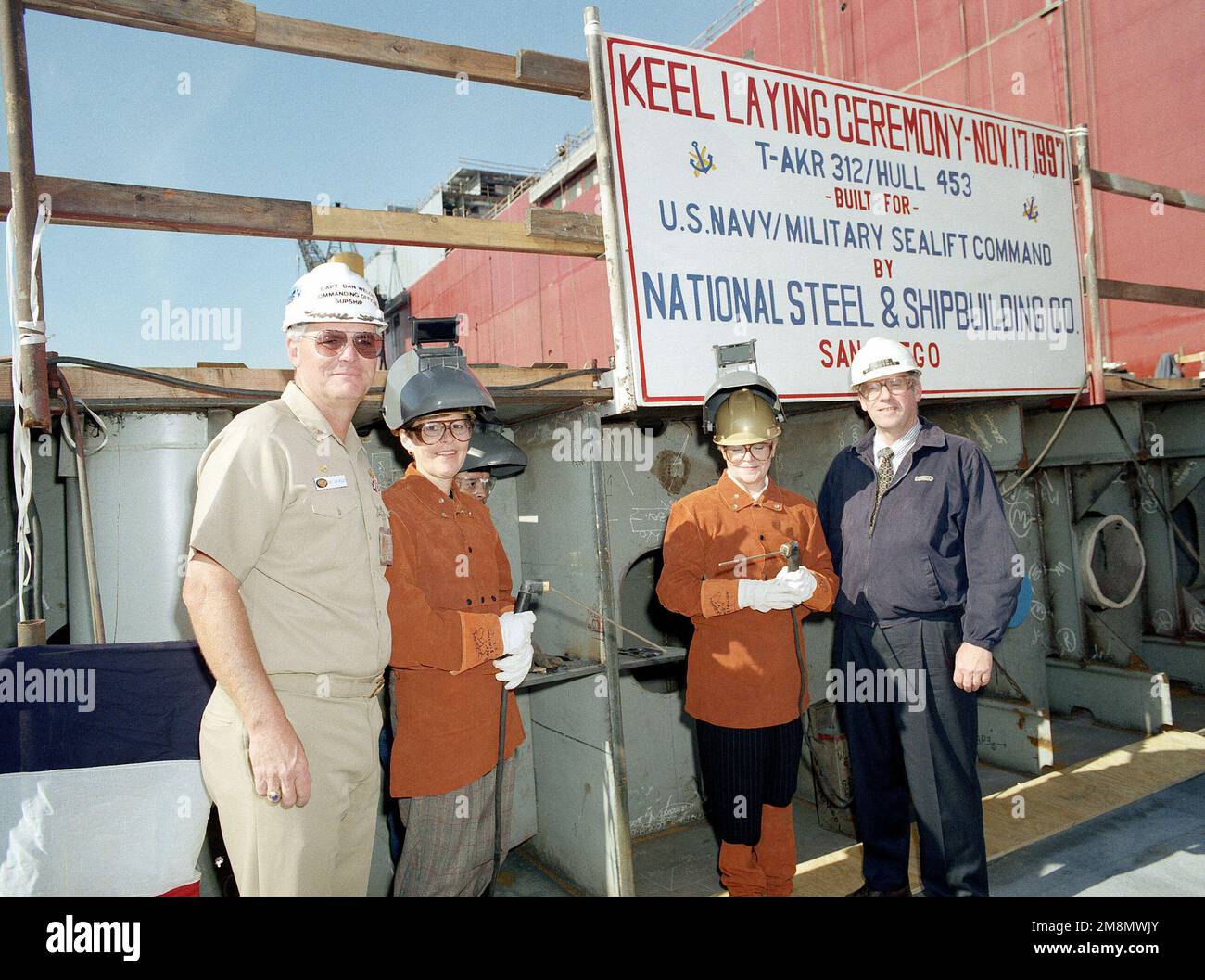 Official keel laying ceremony of the Military Sealift Command (MSC ...