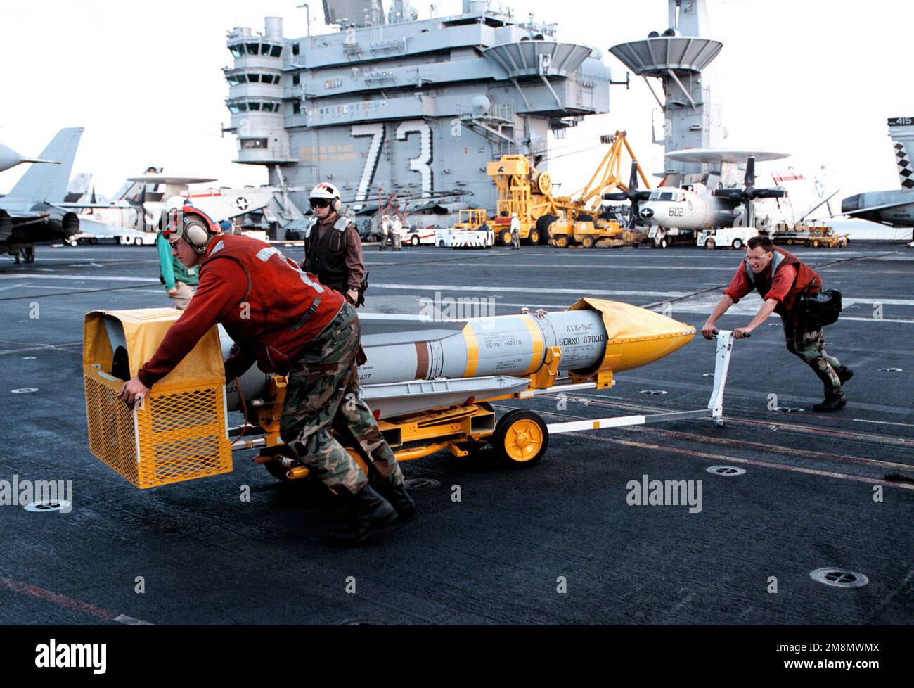 Aviation Ordananceman 3rd Class Brian Skvoretz and Aviation ...