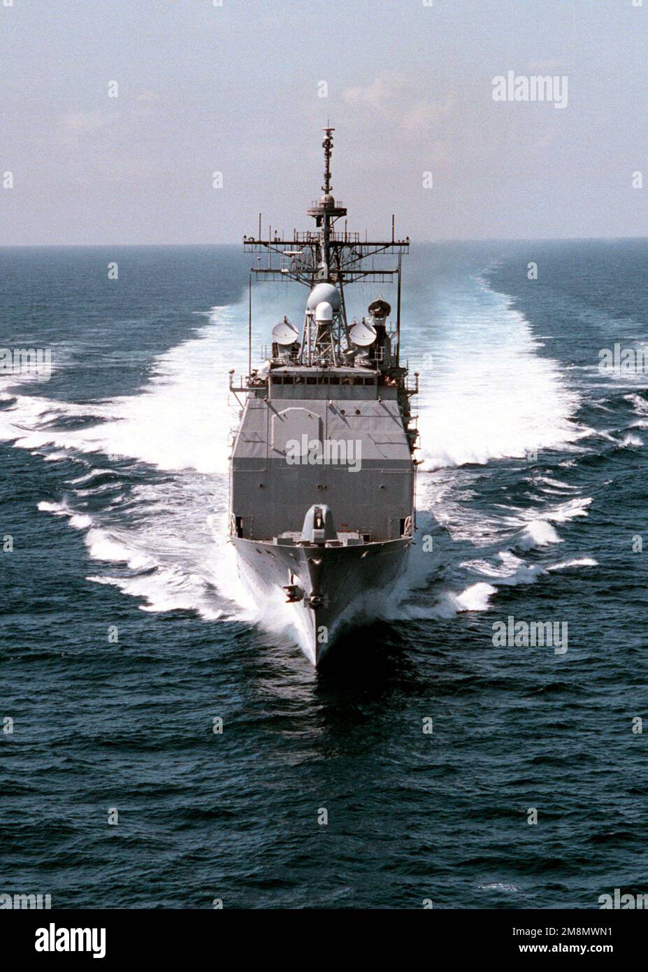 The Ticonderoga class cruiser USS NORMANDY (CG 60) underway in the ...