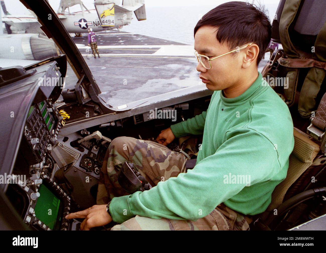 Aviation Electronics Technician 3rd Class Joseph Albright assigned to ...
