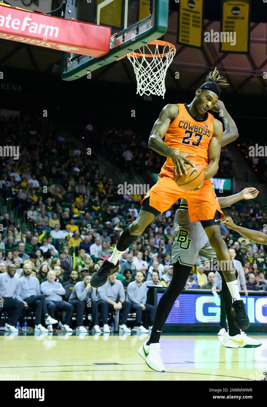 Ferrell Center Waco, Texas, USA. 14th Jan, 2023. Oklahoma State Cowboys ...