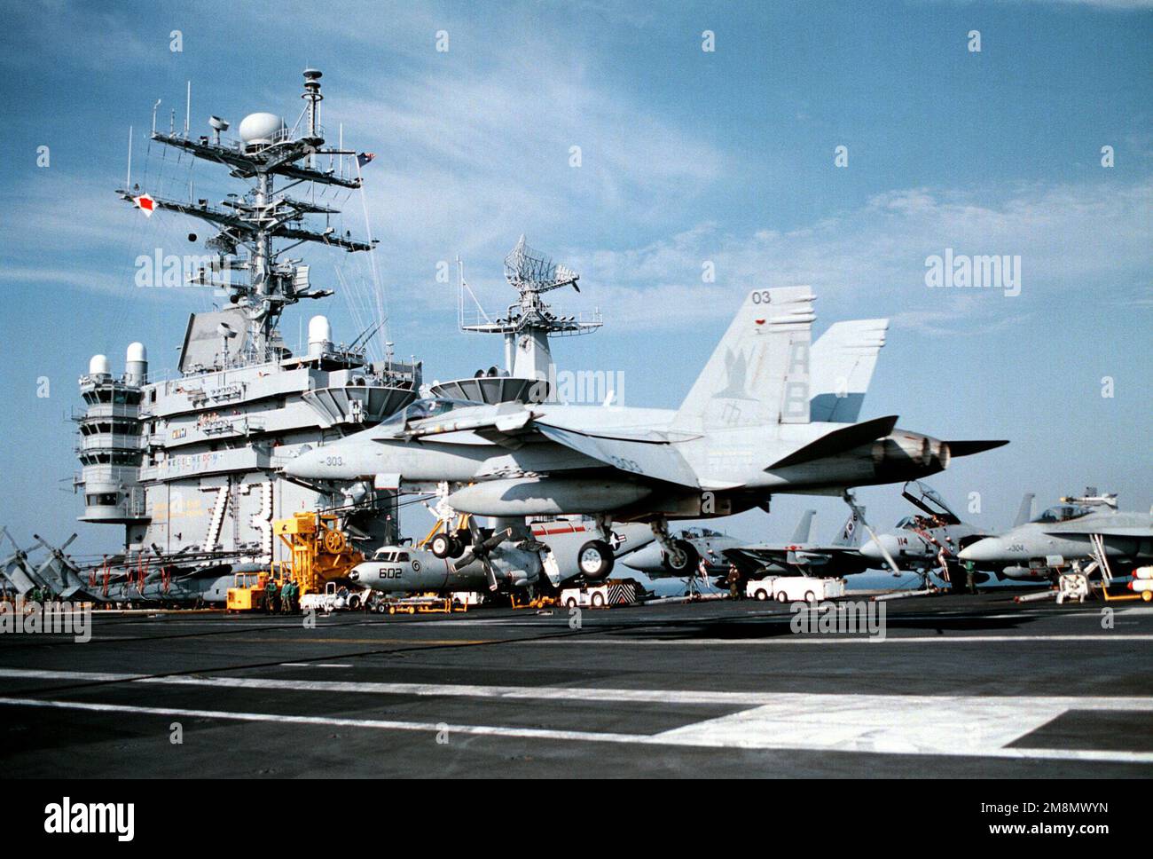 An F/A-18C Hornet from Strike Fighter Squadron Eighty Two (VFA-82 ...