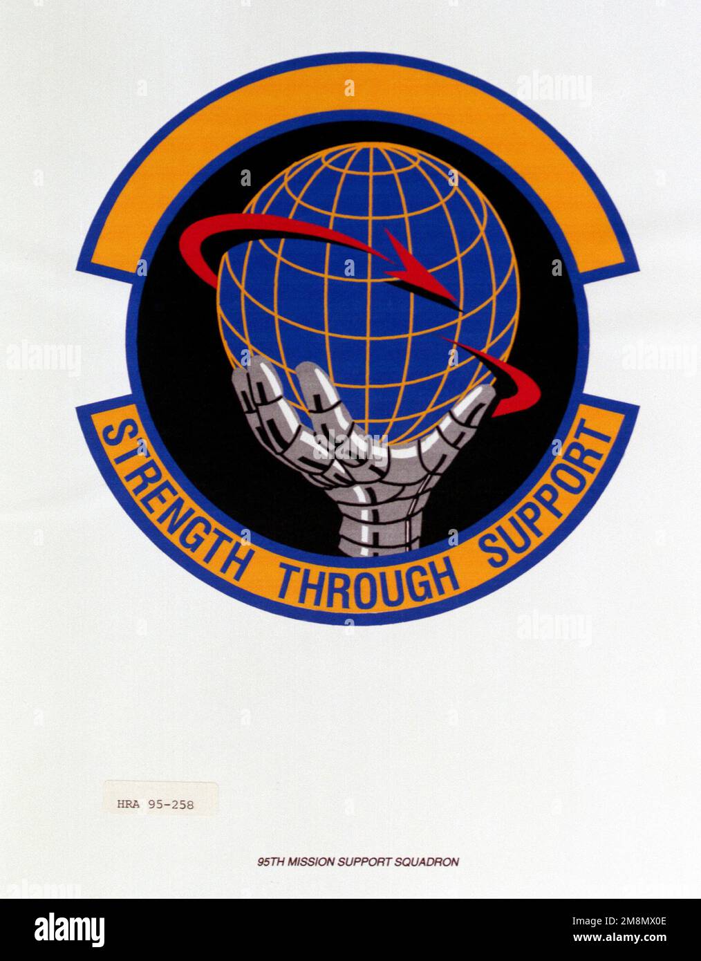 Approved insignia for the 95th Mission Support Squadron Exact date Shot ...