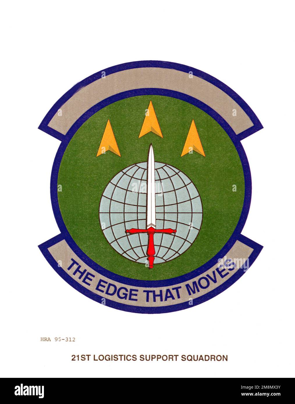 Approved insignia for the 21st Logistics Support Squadron Exact date ...